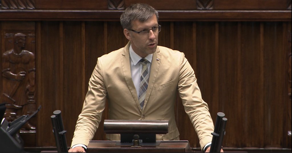 Poseł Marcin Grabowski w Sejmie: "Może Ostrołęka doczeka się też tego medalu olimpijskiego" [WIDEO]