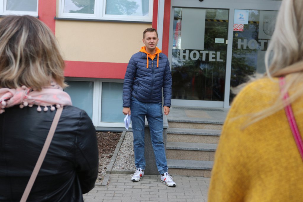 Spacer historyczny z Tomaszem Mrozkiem. O ostrołęckim sporcie [ZDJĘCIA]